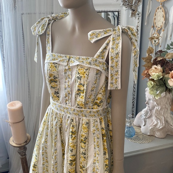 Gal Meets Glam | Dresses | Glam Meets Gal Cottagecore Yellow Cotton ...